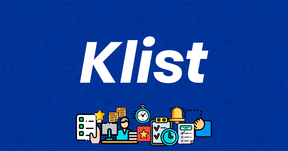 Klist | Gerenciador de tarefas